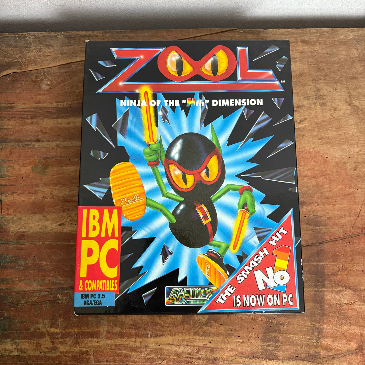 Computerspiels Zool Ninja of the Nth Dimension für IBM PC Amiga Big Bo – Trödelfuchs Vintage Shop