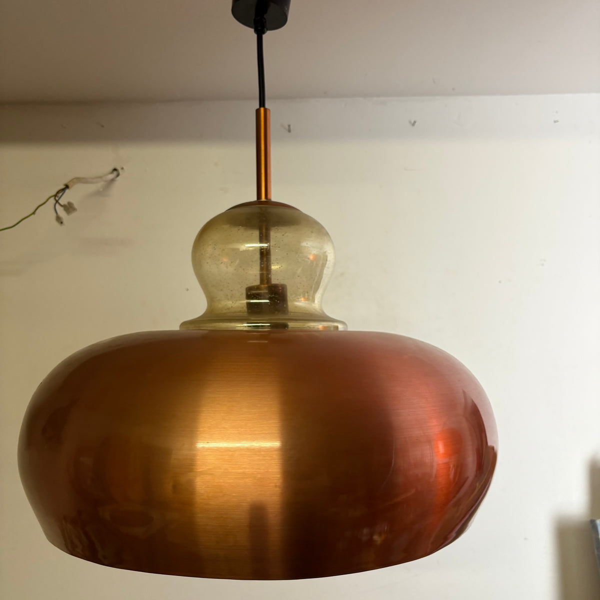 Deckenlampe Kupfer Vintage