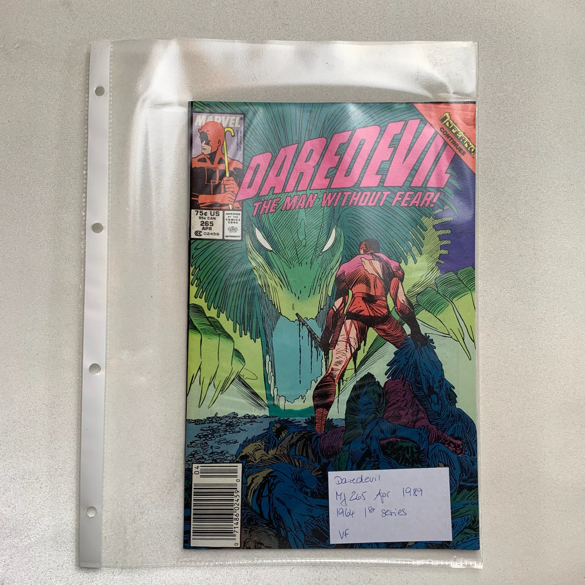 Daredevil MJ #265 Apr 1989 - Marvel Comics – Trödelfuchs Vintage Shop
