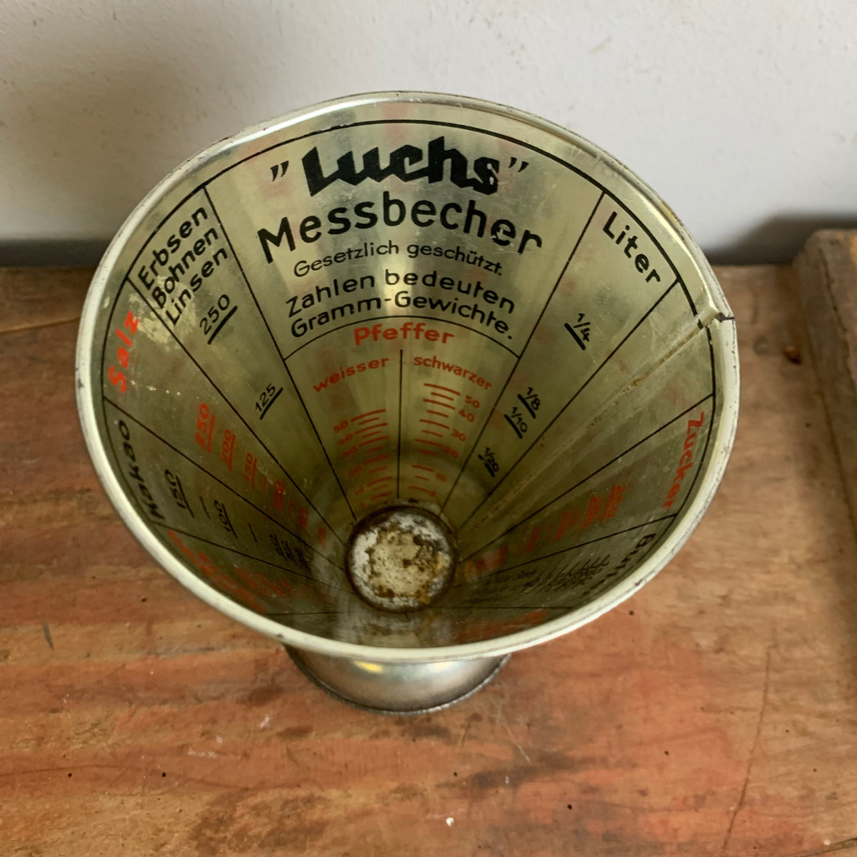 Vintage Messbecher von Luchs – Trödelfuchs Vintage Shop