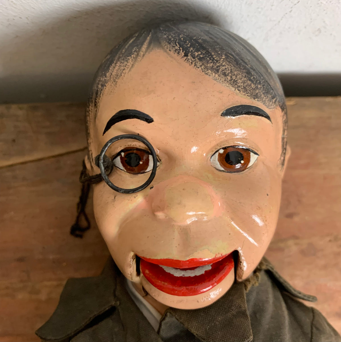 Vintage String Mouth Slappy Doll Charlie McCarthy Ventriloquist Doll ...
