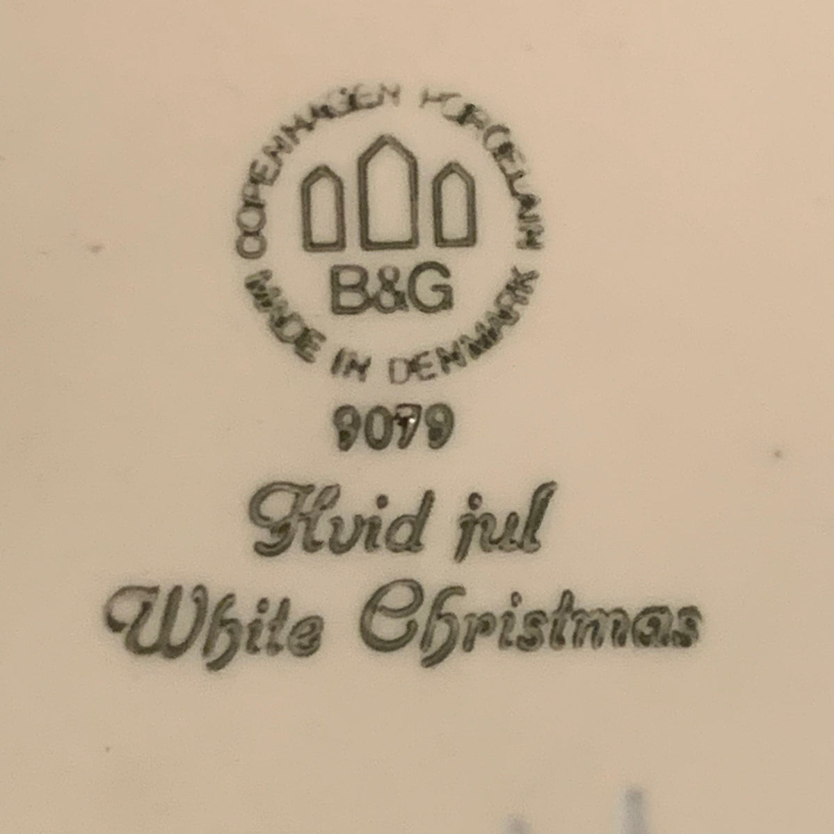 Weihnachtsteller Jule Aften 1979 von Bing und Gröndahl – Trödelfuchs ...