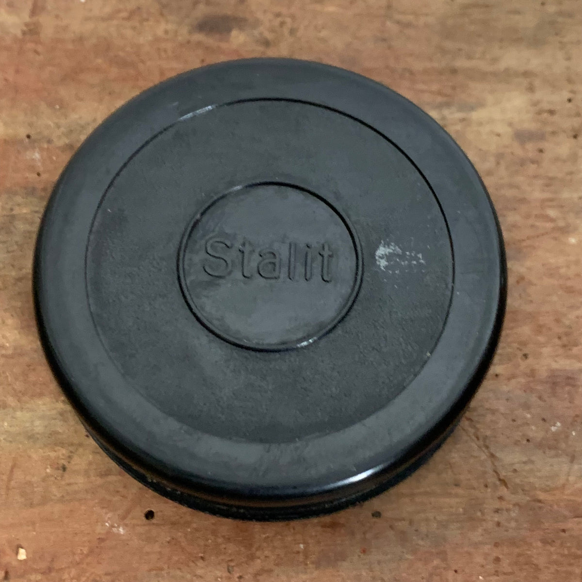 Vintage Bakelit Dose für Grammophonnadeln von Telefunken Stalit ...