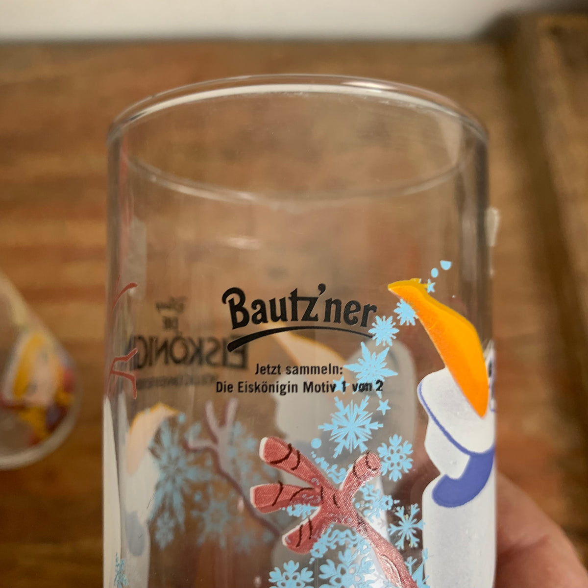 Sammel Glas Disney Die Eiskönigin von Bautzner Senf – Trödelfuchs ...