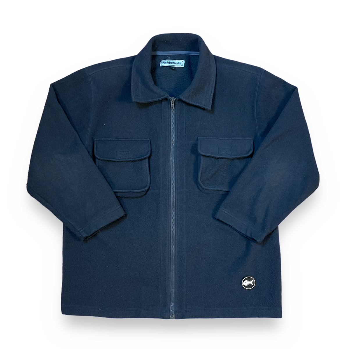 Fishbone Fleecejacke - 90s Vintage – Trödelfuchs Vintage Shop