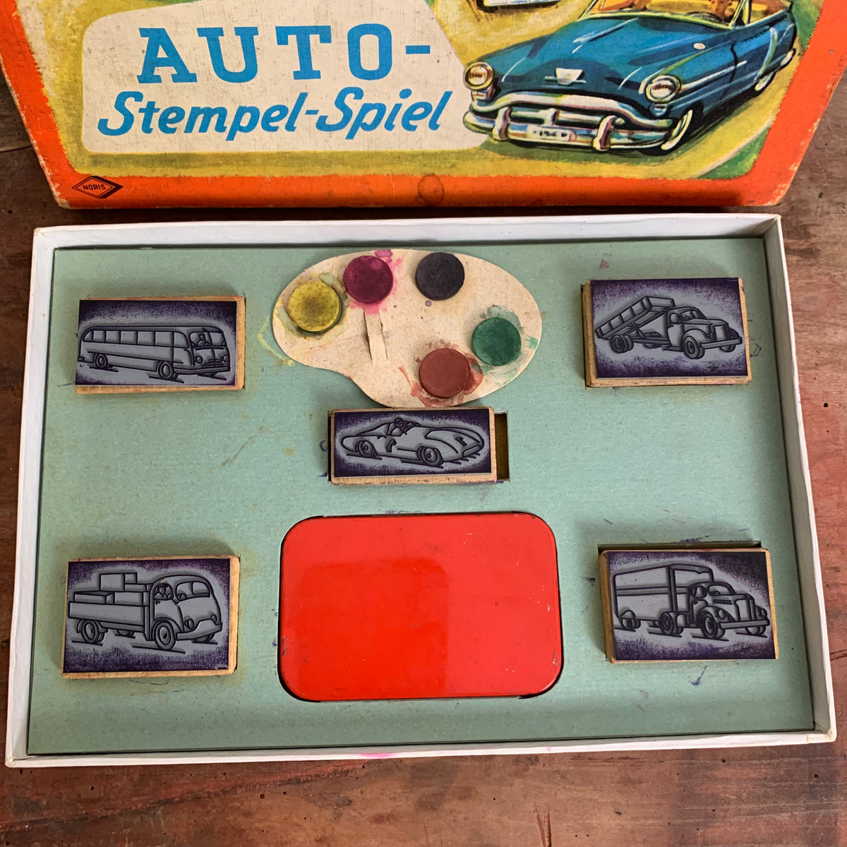 Vintage Auto Stempel Spiel von Noris – Trödelfuchs Vintage Shop