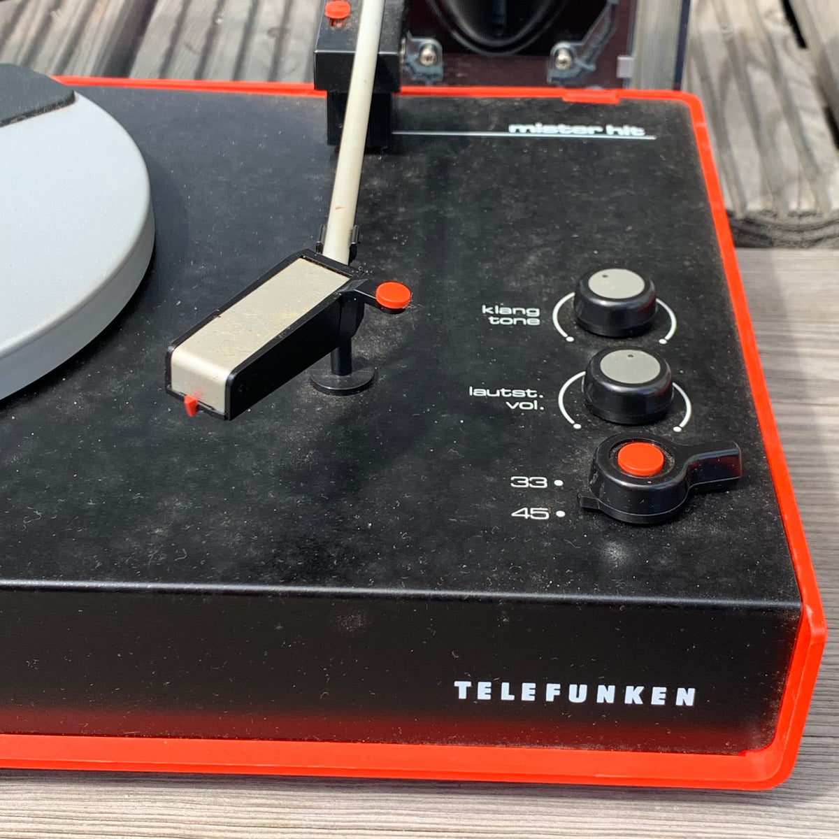 Vintage Schallplattenspieler Mister Hit 2000 von Telefunken ...