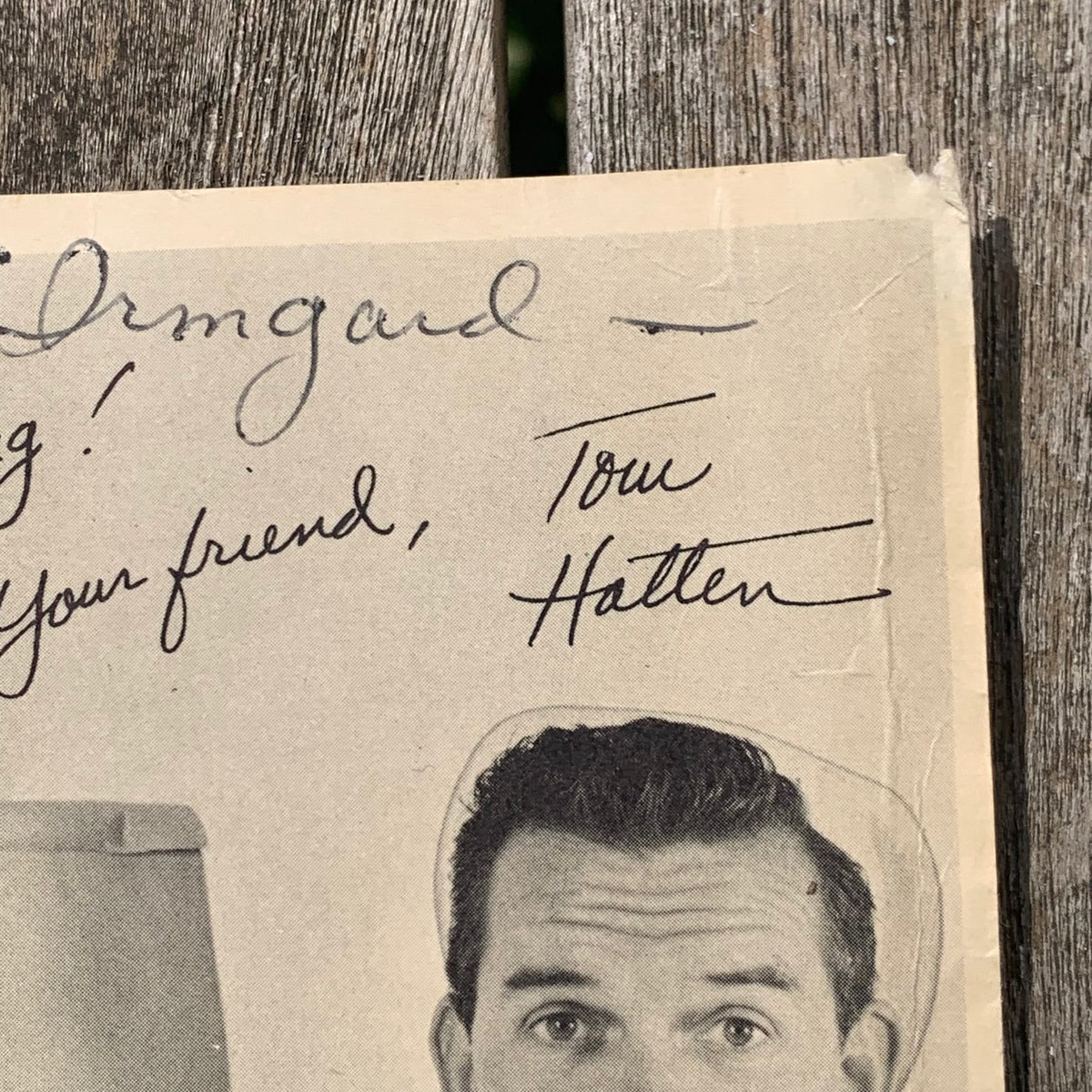 Autogramm Tom Hatten signiert Popeye – Trödelfuchs Vintage Shop