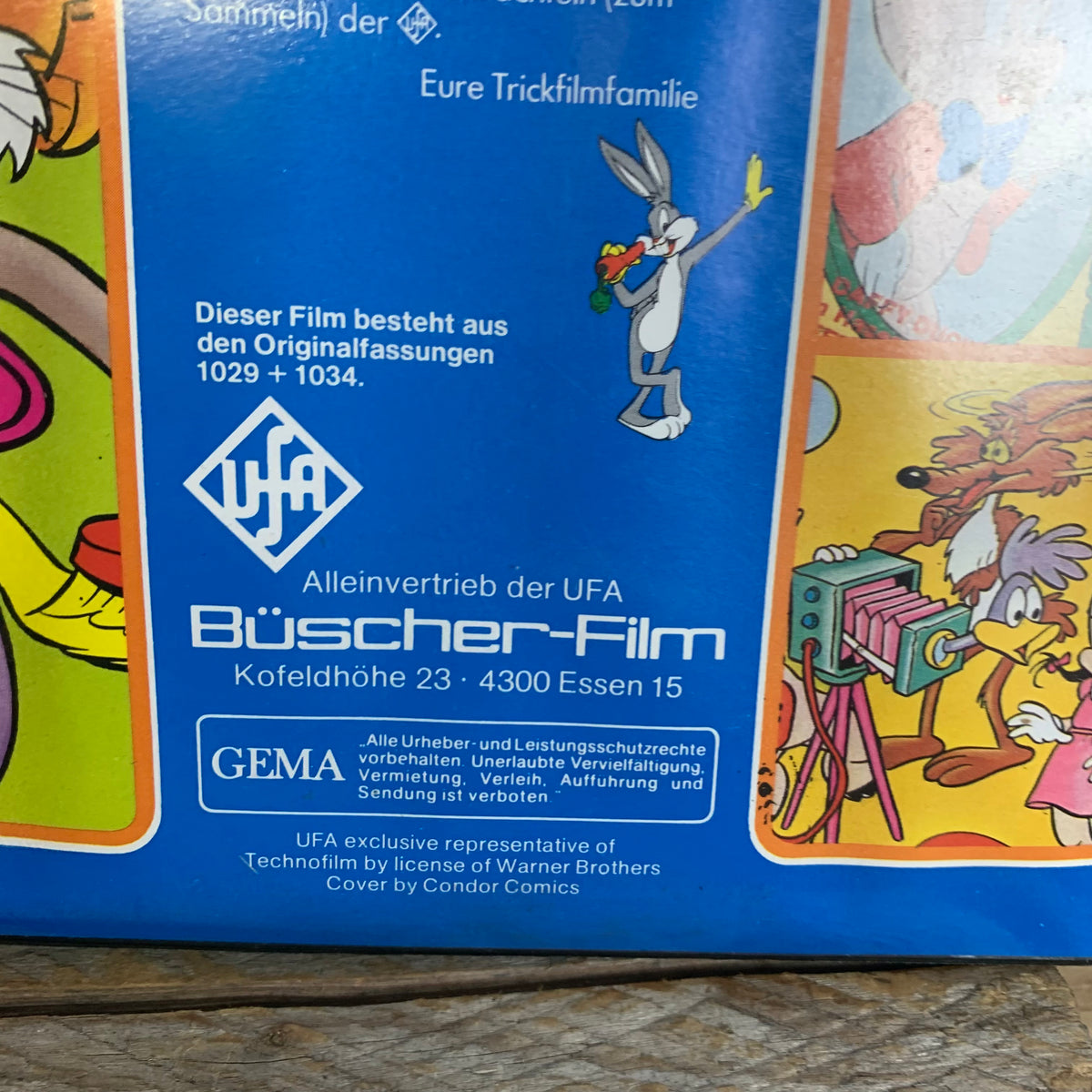 Super 8 Film Bugs Bunny und Leghahn – Trödelfuchs Vintage Shop