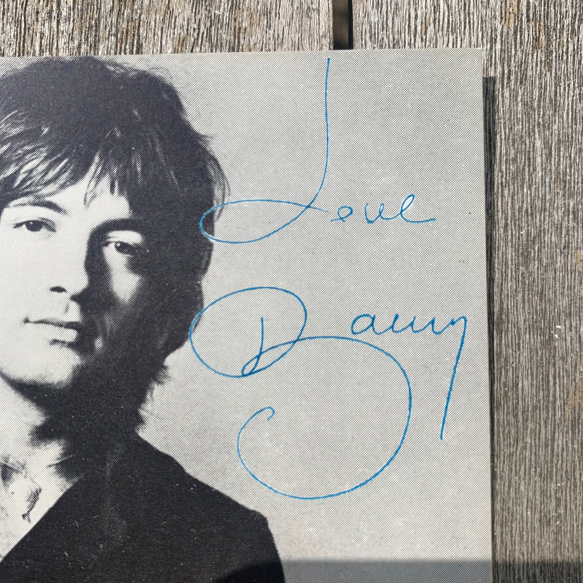 Autogramm Barry Ryan – Trödelfuchs Vintage Shop